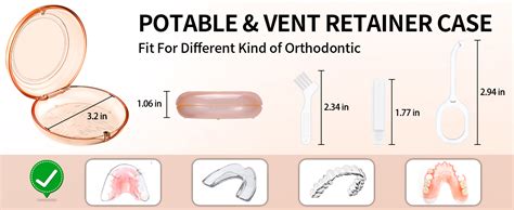 Retainer Case Cute Retainer Case With Magnetic Closure