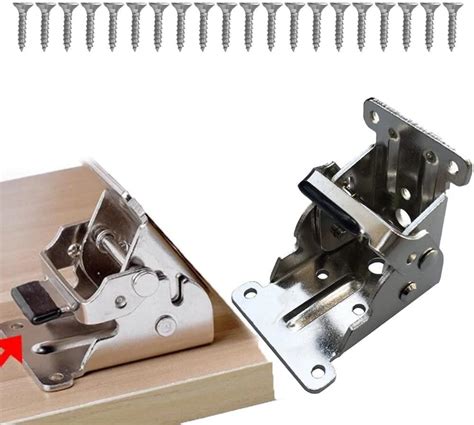 Locking Hinges Angled Folding Table Hinge Heavy Duty Spring Loaded Hinge Folding Shelf