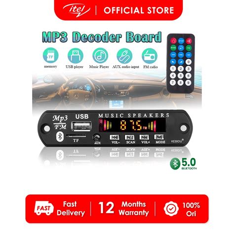 Wireless Decoder Board Bluetooth 50 9v 12v Dc Wma Audio Module Mp3 Usb Tf Radio Auto Decoder