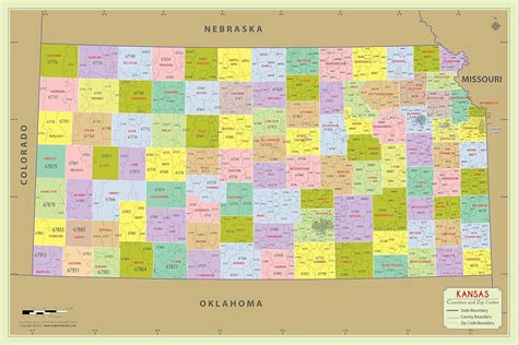 Ks Zip Codes Map At Oscar Corey Blog