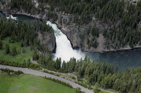 Yellowstone Upper Falls Map Upper Yellowstone Falls Wanderwege Gnzlwe