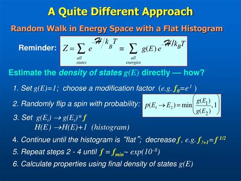 Ppt Wang Landau Sampling In Statistical Physics Powerpoint