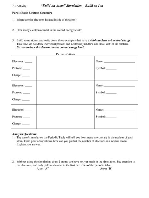 Fillable Online Part I Basic Electron Structure Fax Email Print