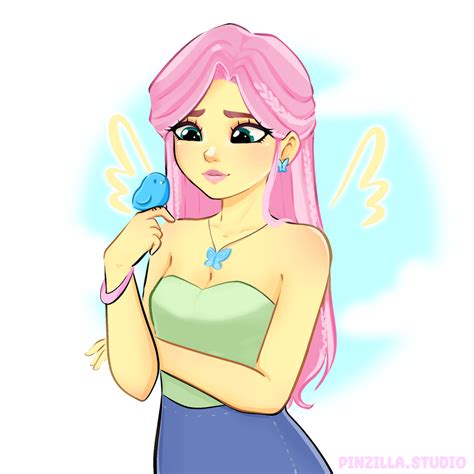 Mlp Fluttershy Human Mlp Fluttershy Human Version Sketch — Weasyl