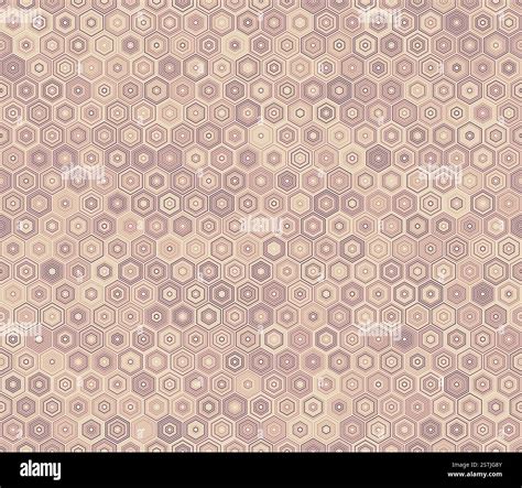 Tileable Hexagon Pattern Stacked Hexagons Mosaic Pattern Hexagon