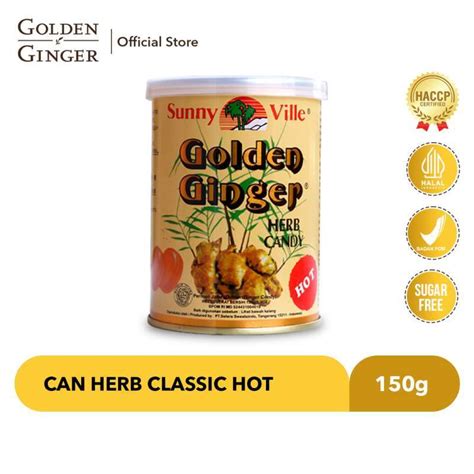 Jual Golden Ginger Can Herb Classic Hot 150gr Di Seller Golden Ginger