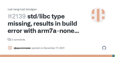 std libc type missing results in build error with arm7a none eabi