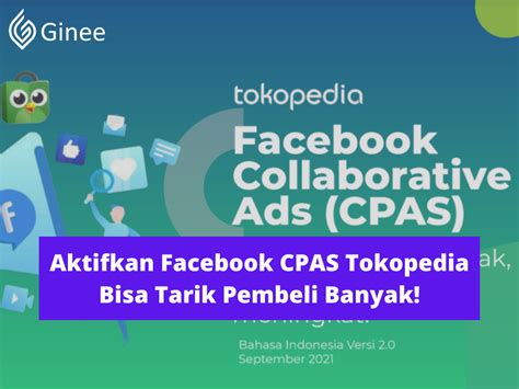 Aktifkan Facebook Cpas Tokopedia Bisa Tarik Pembeli Banyak Ginee