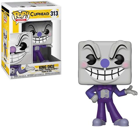 Funko Cuphead Pop Games King Dice Vinyl Figure 313 Purple Suit Regular