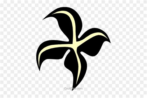 Flower Or Leaf Shape Symbol Royalty Free Vector Clip Law Free