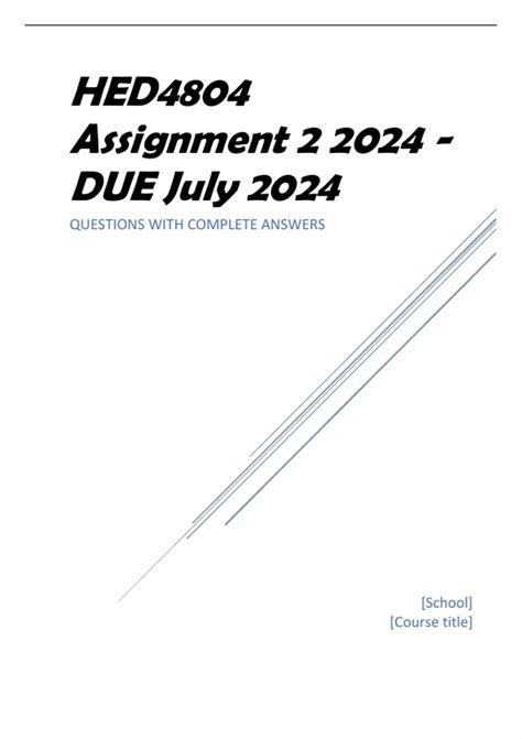 Hed4804 Assignment 2 2024 Due July 2024 Hed4804 Hed4804 Stuvia Sa
