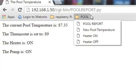 Web Based Pool Controller W Raspberry Pi Arduino Xbee And Digital Thermometer 8 Steps With