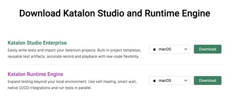 get started with katalon runtime engine katalon docs
