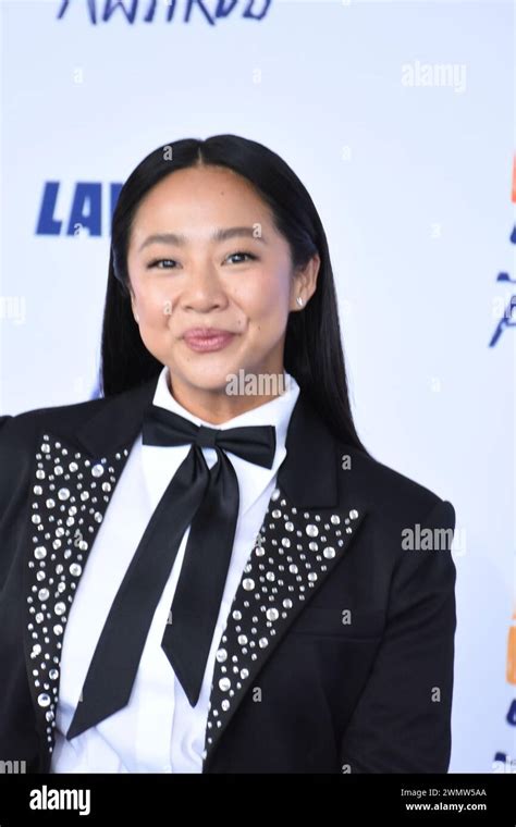 Santa Monica California Usa 25th February 2024 Actress Stephanie Hsu