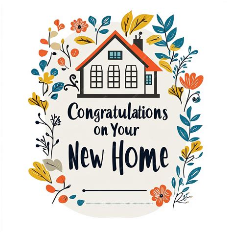 Doodle House Congratulations On Your New Home Banner Premium Ai
