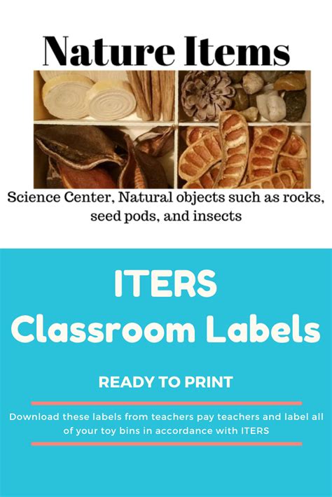 Iters Classroom Toy Labels Toy Labels Classroom Labels Labels