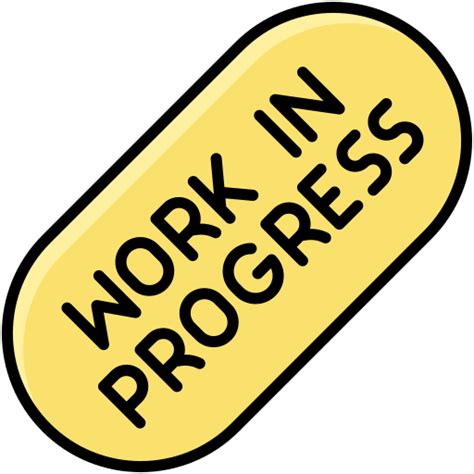 Work In Progress Generic Outline Color Icon