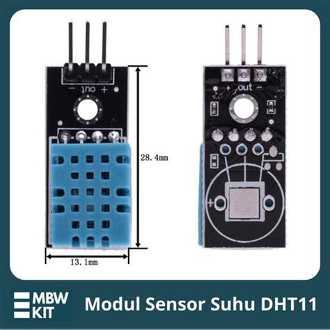 jual sensor temperature dht11 modul sensor suhu dan kelembaban udara