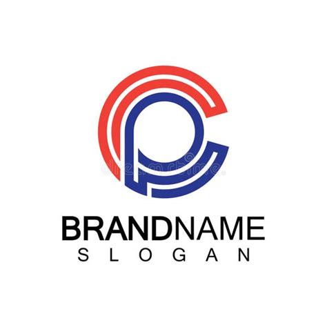 Initial Lowercase Letter Logo Cppc P Inside C Monogram Rounded Shape