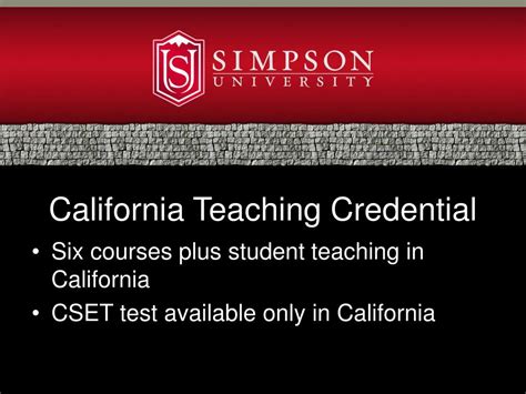 Ppt Earn A California Teaching Credential Powerpoint Presentation