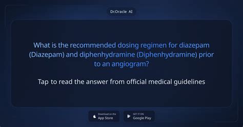 What Is The Recommended Dosing Regimen For Diazepam Diazepam And