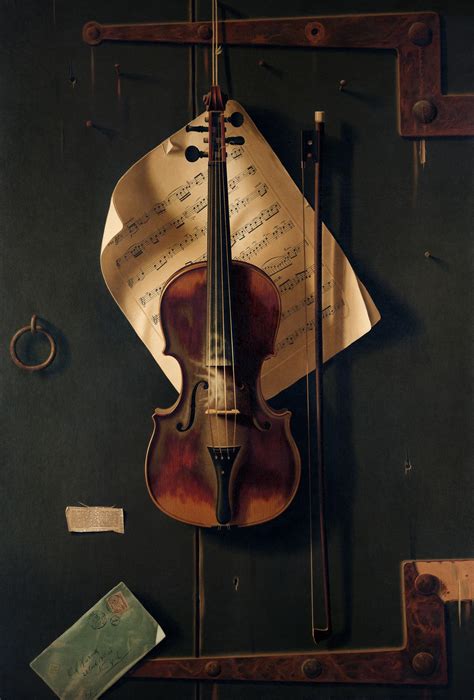 Still Life With Violin By William Harnett 18 Free Stock Vector