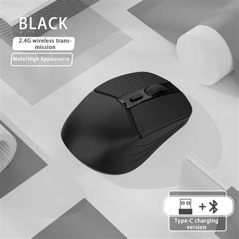 Zfyxgs Wireless 24g Silent Mouse Desktop Laptop Charging Wireless