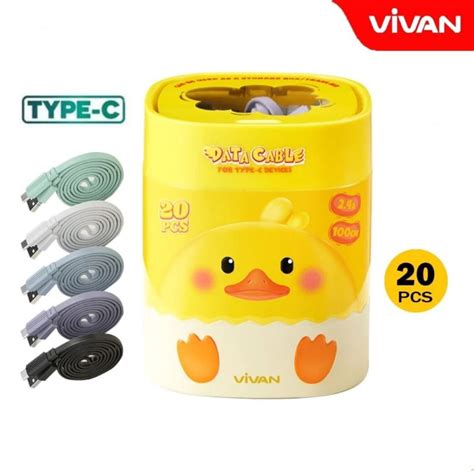 Jual Kabel Data Vivan Cbc Ii Cable Type C Pcs Original Shopee Indonesia