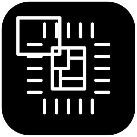 Premium Vector Microchip Vector Illustration