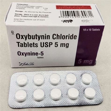 Oxybutynin Chloride 5 Mg At Rs 75stripe Oxybutynin Chloride Tablet