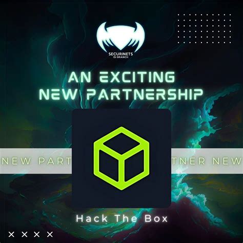 🔒 Exciting News Partnering With Hack The Box 🔒 Thrilled To Announce Our Collaboration With