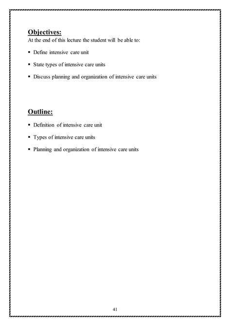 Intensive Care Unit Design Doc