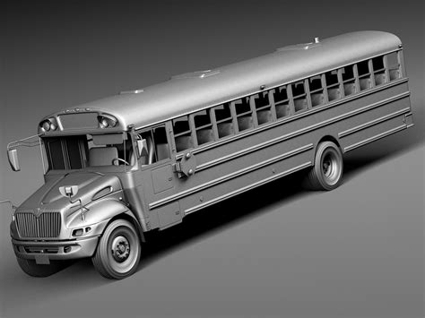 Ic Ce Series Schoolbus 2015 3d Model By Squir