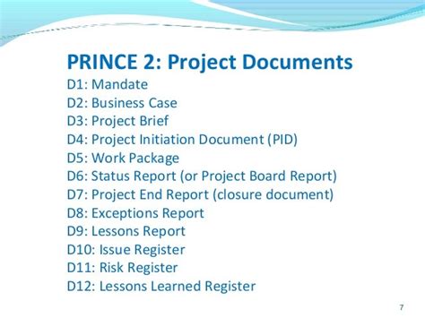 Module 6 Project Management Prince 2