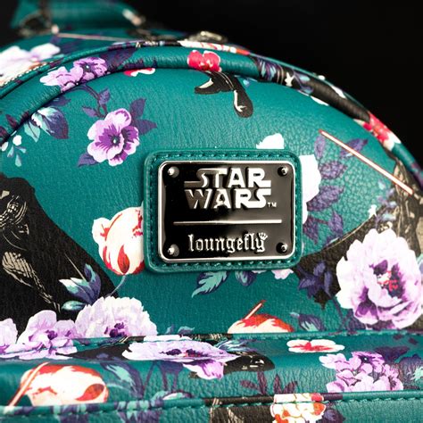 Loungefly X Star Wars Floral Darth Vader Aop Mini Backpack Geekcore