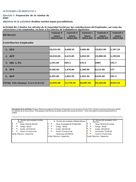 Plantilla Nomina De Pago Excel Yn Pdf Impuesto Sobre La Renta