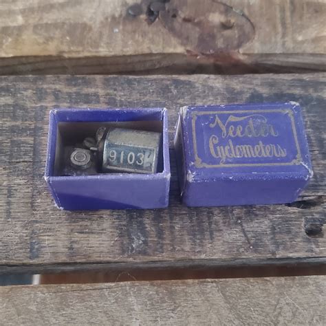 Antique Toc Veeder Cyclometer Complete In Box Sell Trade Bicycle
