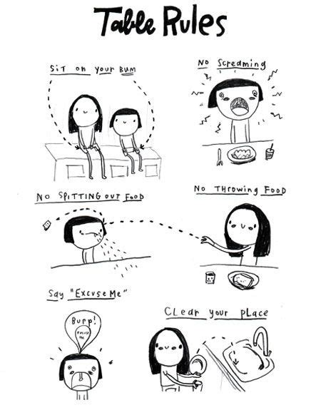 Table Manners Clipart