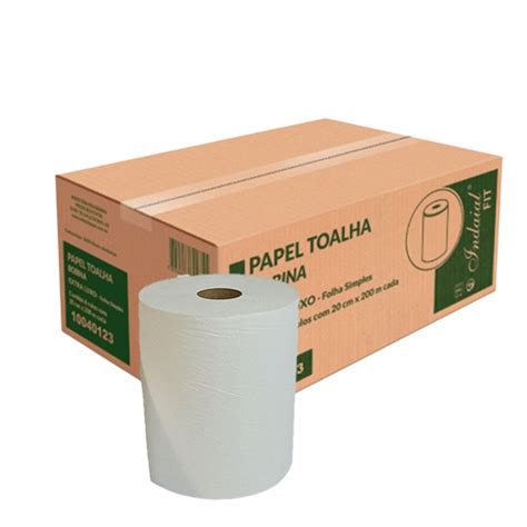Papel Toalha Rolo 20x200m C6 Ipel Fit Tudooffice