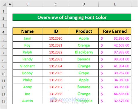 Vba Hex Color Codes