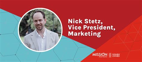 Mission Partners Welcomes Nick Stetz As Vice President Of Marketing Mission Partners