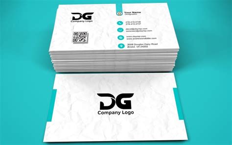 Professional Editable Visiting Card Template Business Card 286