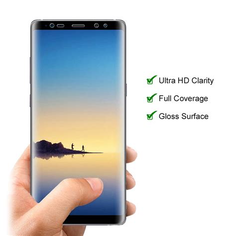 Full Coverage Tpu Screen Protector For Samsung Galaxy Note 8