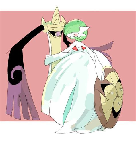 Gardevoir Mega Gardevoir And Aegislash Pokemon Drawn By Apios