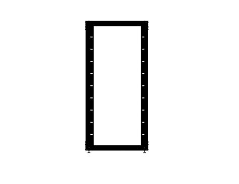 41u Knockdown 4 Post Rack — Primus Cable