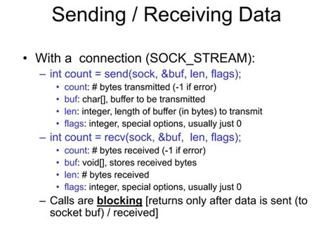 Introduction To Sockets In Computer Networks Dept Of Cseppt