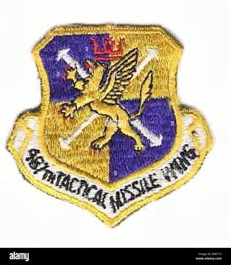 The Patch Of The 487th Missile Wing Represents The Units Role In