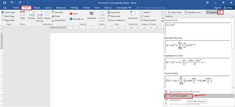 Cara Membuat Rumus Di Word 2016 Dan Versi Lain