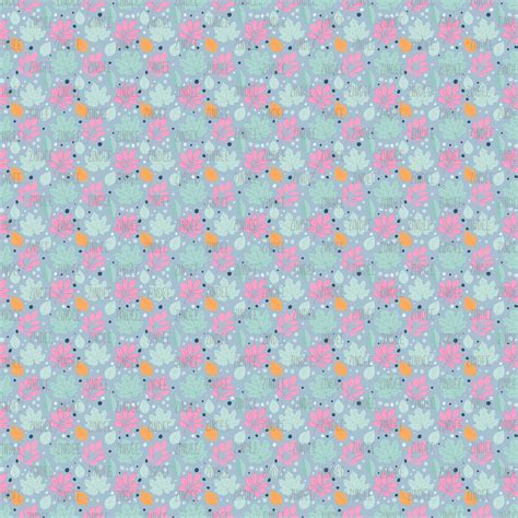 Girly Fall Leaves Seamless Vinyl Zindee