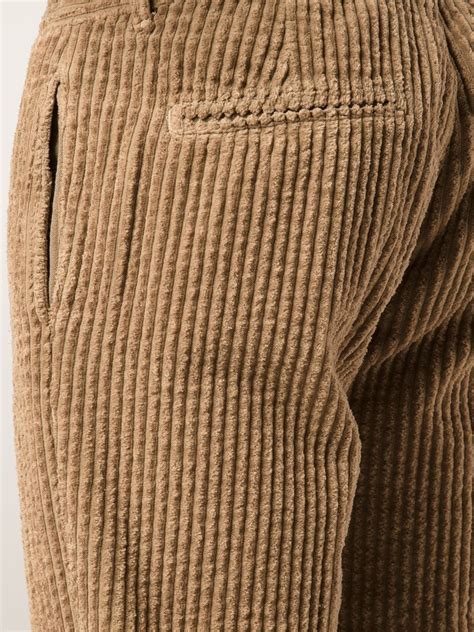 Massimo Alba Winch Wide Corduroy Trousers In Natural For Men Lyst